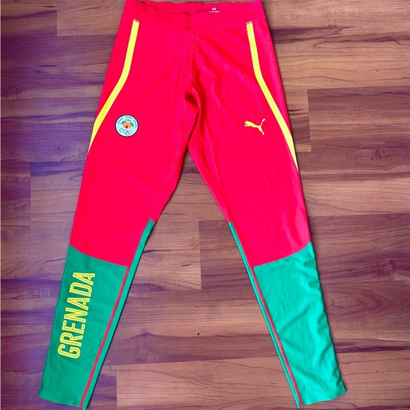 Puma | Pants & Jumpsuits | Rare Grenada Olympic Committee Puma Leggings ...